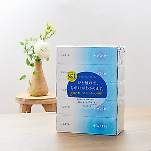 Daio Paper. Elleair Plus Water 5 Boxes Pack. 180 Pairs (360 Sheets).