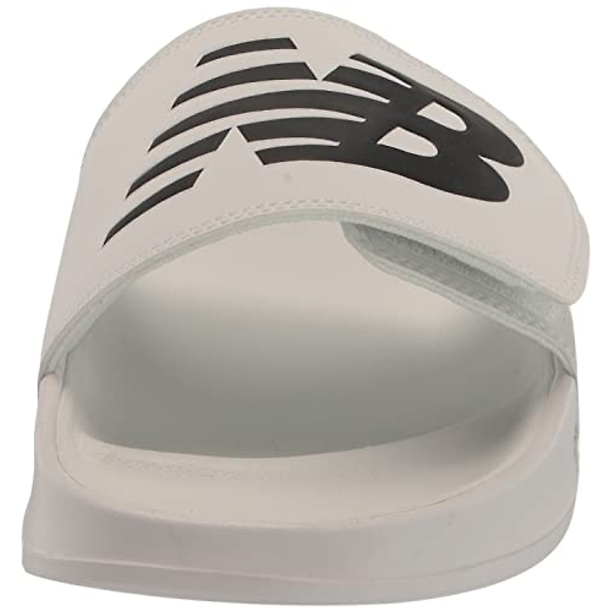 New Balance Unisex DynaSoft 200 V2 Adjustable Slide Sandal, White/Black, 6.5 XX-Wide US Women