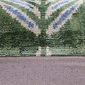 CANVELLO-Exquisite  Down Pillow/Throw Cushion: Feather Pillows Elegance & Art | Iconic Throw Pillows with Ikat Design  | Soft Velvet Silk   (20" x 20”)