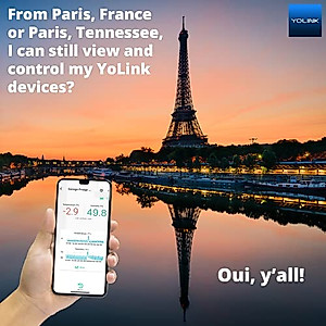 Smart Power Strip, YoLink 1/4 Mile World's Longest Range Power Strip Compatible with Alexa Google IFTTT, Surge Protector Plugs 4 USB Charging Ports + 4 AC Plugs for Multi Outlets - YoLink Hub Included