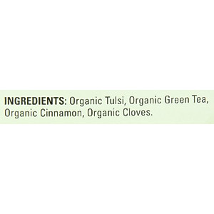 Davidson's Organics, Tulsi Spicy Green, 25-count Tea Bags, Pack of 6