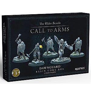 Modiphius Entertainment The Elder Scrolls: Call to Arms - Dawnguard Core Set - 5 Unpainted Resin Figures