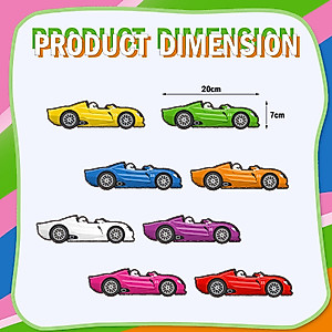 64 Pcs Colorful Race Cars Cutouts Race Cars Accents Paper Cars Cutouts Party Race Cars Bulletin Board Classroom Decor for Teacher Student Race Cars Party Supplies