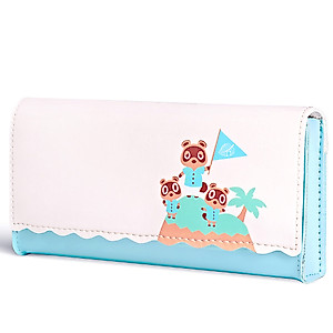 FUNLAB Case Compatible with Switch Lite,Ultra Slim Leather Clutch Case,Cute Carrying Case with Game Card Holder