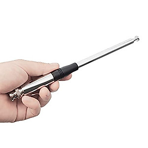 HYSHIKRA 27Mhz 11meter 51inches BNC Telescopic CB Antenna for Cobra HH50WXST HH50 MRHH350FLT C75WXST HH38WXST Midland 75-822 75-785 MHS75 Uniden BC75XLT PRO401HH BC125AT Handheld Transceiver (ROD130)