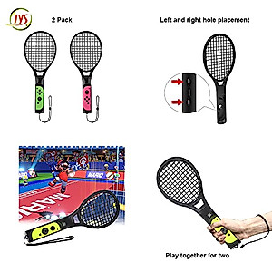 Switch Games Sports Accessories Bundle 10 in 1 Family Accessories Kit for Switch & Switch OLED: Golf Clubs, Just Dance Wrist Bands,Soccer Leg Straps,Joycon Grip Cases And Tennis Rackets (Black)