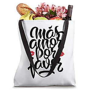 Mas Amor por Favor for Women Hispanic Spanish Latina Love Tote Bag