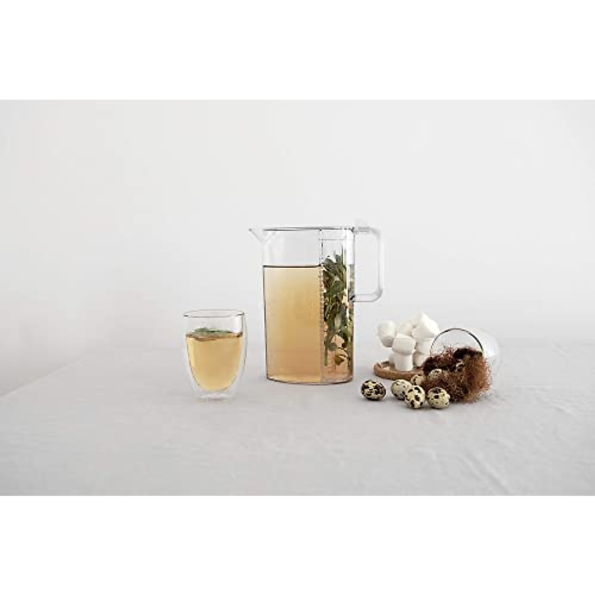 Bodum Ceylon Ice Tea jug with Filter, 3.0 l, 101 oz, 3 Litre, Clear