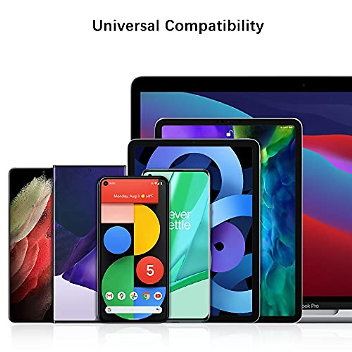 Jiunai Wireless Earbuds for iPhone 14 Pro Max, Bluetooth 5.3 Hi-Fi Bass Headphones wtih Mic USB C Charge Case Noise Reduce Touch Control Headset for iPad iPhone OnePlus Pixel 7 Pro Galaxy S23 S22