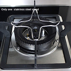 Pan Stand Gas Hob Stand Accessories Stainless Steel Trivet Cooking Kitchen Rack Stove Top Chrome Plated Pot Coffee Maker Support Universal(1)