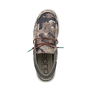 Hey Dude Men's Wally Baja Beachcomber Size 11 | Men's Shoes | Men's/Women's Lace Up Loafers | Comfortable & Light-Weight