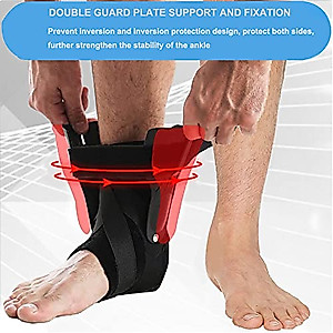 TODDOBRA Ankle Brace for Sprained Ankle, Ankle Support Brace with Side Stabilizers for Men & Women, Ankle Splint Stabilizer Volleyball, Basketball, Ankle Supports for Women (Update XL)
