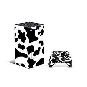 ZOOMHITSKINS Compatible with X1 Series X, Cow White Dairy Farm Milk Kawaii Cute, Durable, Bubble-free, Made in USA