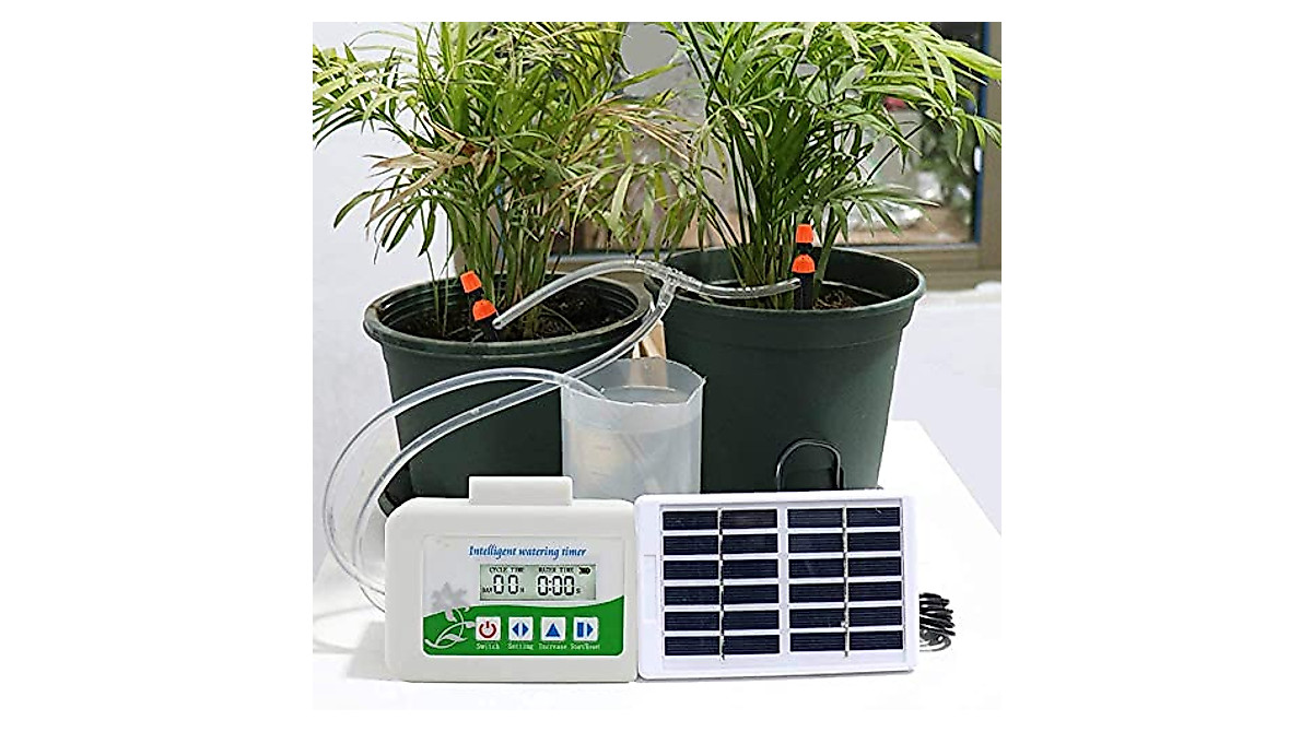 Smart Solar Watering System for Gardens & Potted Plants