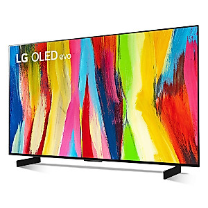 LG C2 Series 42-Inch Class OLED evo Smart TV OLED42C2PUA, 2022 - AI-Powered 4K TV, Alexa Built-in