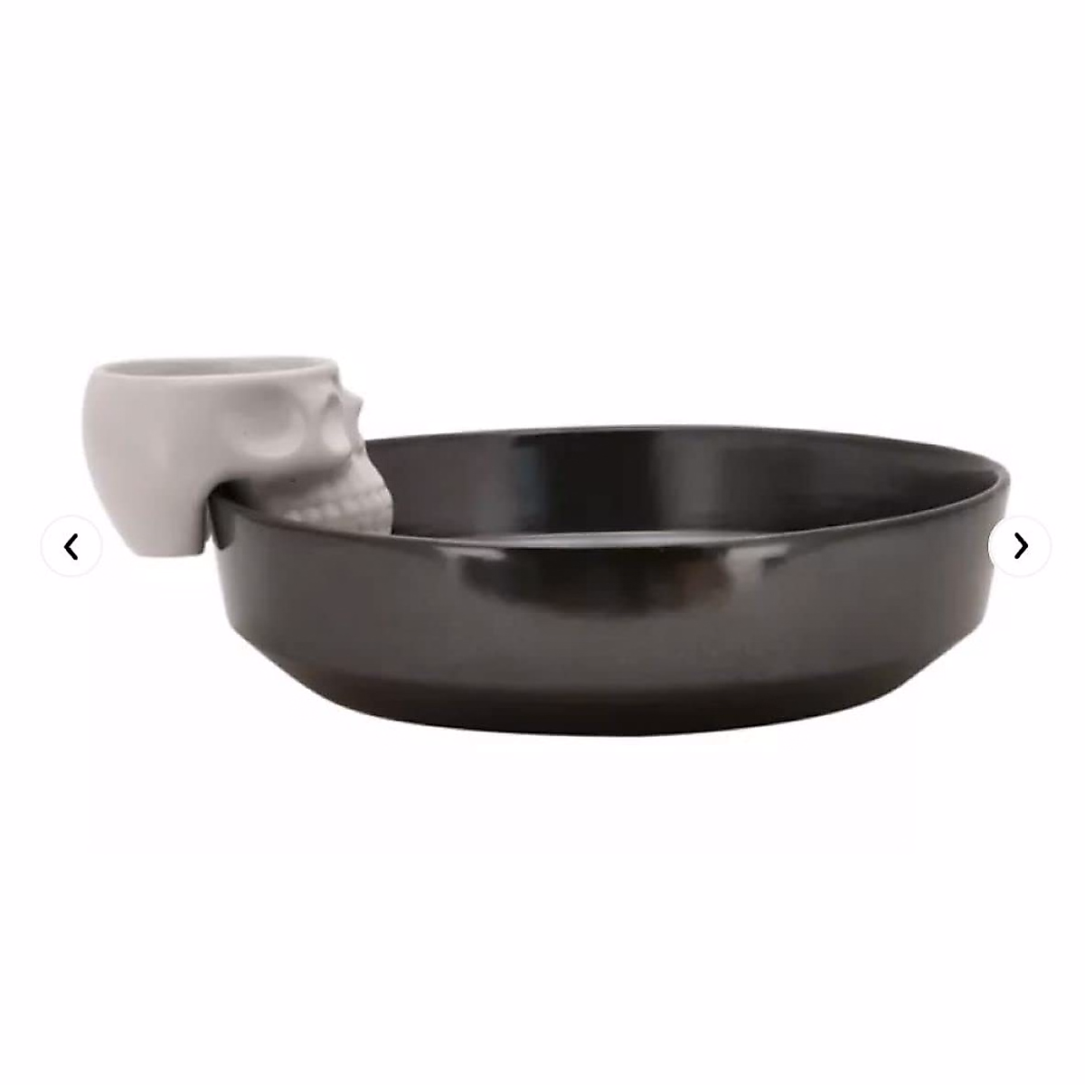 Halloween Stoneware Serving Trays- Plates and Bowls - Occult Gothic Tableware (Chips and Dip)