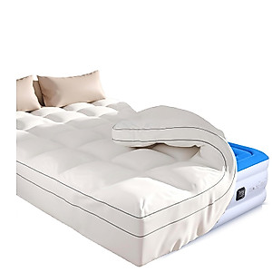 songlibin Mattress Topper,Extra Thick Mattress Pad for Back Pain,Cooling Mattress Cover with 21'' Deep Pocket, Breathable Bed Topper for Hot Sleeper(White), King(78''×80'') (JMCL5-20230603)
