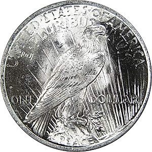 1923 Peace Dollar BU Choice Uncirculated Mint State 90% Silver $1 US Coin