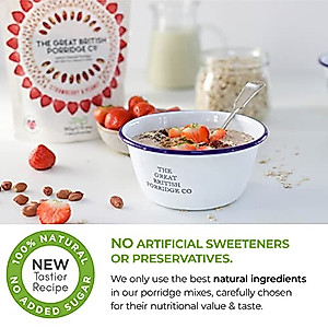 THE GREAT BRITISH PORRIDGE CO Blueberry Banana Porridge, 385 GR