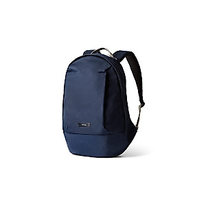Bellroy Classic Backpack, Second Edition (Unisex Everyday Backpack, Fits 15 Inch Laptop, 20 Liter Capacity, Water-resistant Woven Fabric, Slim Design) - Navy