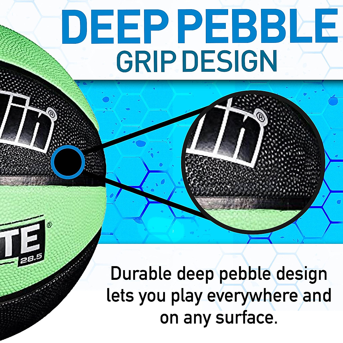 Franklin Sports Grip-Rite 1000 Intermediate Basketball, 28.5"