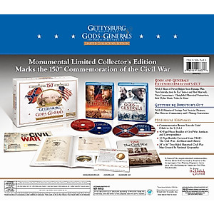 Gettysburg / Gods and Generals (Limited Collector's Edition) [Blu-ray]