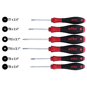 Wiha 36291 Screwdriver Set, Torx, 6 Piece