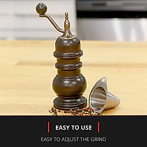 Zassenhaus Speyer 5.1-Inch Dark Stained Beech Pepper Mill