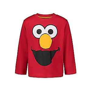 Sesame Street Elmo Toddler Boys 2 Pack Long Sleeve T-Shirts 2T