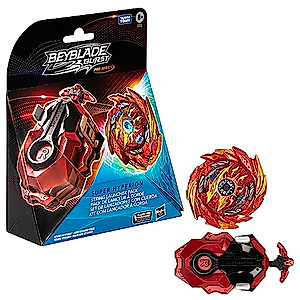 Beyblade Burst Pro Series Super Hyperion String Launcher  Pack, Right/Left Spin Beyblade Launcher with Spinning Top, Kid Toys for 8 Year Old Boys & Girls