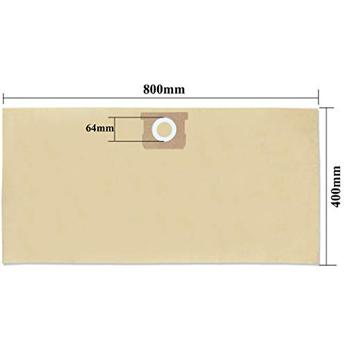 9 Pack DXVA19-4101 Vacuum Bags Compatible with DeWalt 6-10 Gallon Wet/Dry Vacuum DXV06P DXV09P DXV09PA DXV10P DXV10PL DXV10S DXV10SA DXV10SB