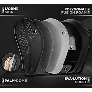 RDX Boxing Pads Curved Focus Mitts, Maya Hide Leather Kara Hook and jab Training Pads, Adjustable Strap Ventilated, MMA Muay Thai Kickboxing Coaching Martial Arts Punching Hand Target Strike Shield