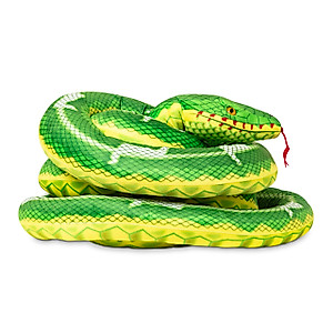 Melissa & Doug Giant Boa Constrictor - Lifelike Stuffed Animal Snake (over 14 feet long)