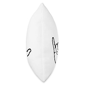 American Deaf Designs & Valentine's Day Gifts ASL I Love You Hand Heart Sign Language Throw Pillow, 16x16, Multicolor