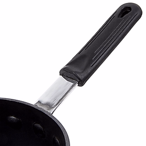 TrueCraftware-1 Quart Non-Stick Aluminum SaucePan Anodized with Pour Spout Black Cool Handle Sleeve- Multipurpose use Cooking Sauce Pan Cookware Cooking Pot for Home Kitchen or Restaurant