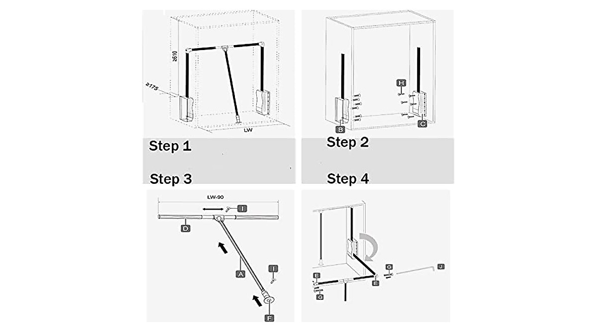 Adjustable Pull Down Closet Rods for Smart Storage