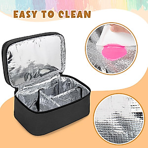 BAFASO Acrylic Paint Organizer Holds 24 Bottles of 2 fl.oz Acrylic Paint, Acrylic Paint Storage Case with Tools Storage Section (No Accessories Included), Black