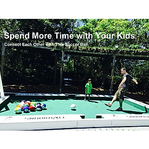 Zony Snookball Set - 16 Pcs Recreational Football Game Snooker Balls with Air Pump, 15cm Diameter, Unisex-Kids, Huge Billiards Pool Soccer Ball Party Game