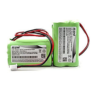 YUTSUJO (2-Pack) 4.8V AA1800mAh NI-MH Battery Pack Replacement for OSI OSA126 OSA-126 Exit Sign Emergency Light and Solar Light Batteries