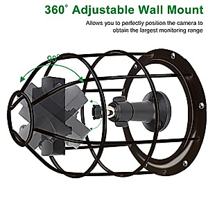 UYODM Anti-Theft Camera Mount Cage, Compatible with Blink Outdoor,Blink Mini,Blink Indoor Camera