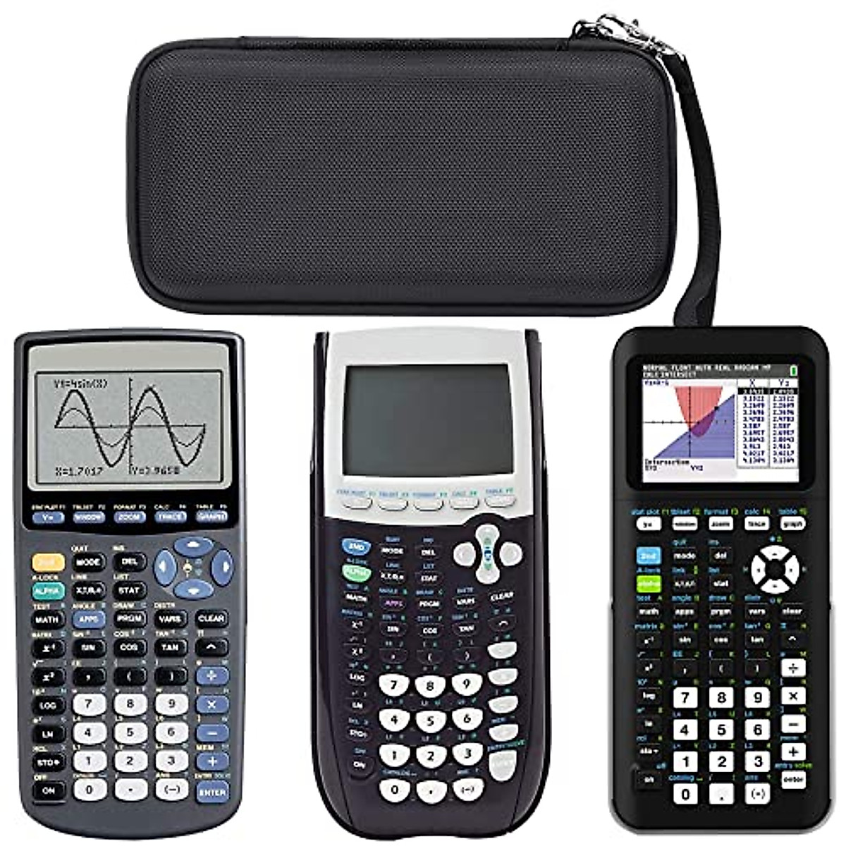 Khanka Hard Case Compatible with Texas Instruments TI-83 Plus/TI-84 Plus/TI-84 Plus CE Color Graphing Calculator, Case Only