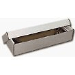 BCW 800 Count 2 Piece Box - Corrugated Cardboard Storage Box - Baseball, Football, Basketball, Hockey, Nascar, Sportscards, Gaming & Trading Cards Collecting Supplies