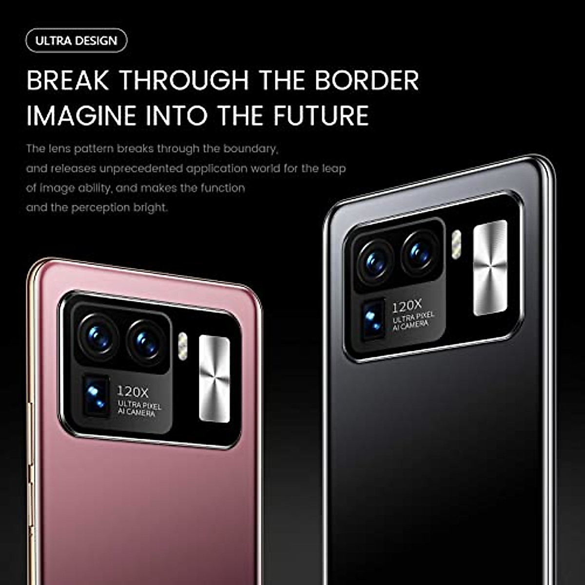 Unlocked Android Smartphone, 4GB RAM 64GB ROM Android Phone, 6.1 Inch 1080x1920 HD Display 32MP Rear Camera 4500mAh Battery Dual SIM Mobile Phones, Ultra Thin Unlocked Cell Phone for(Champagne Gold)