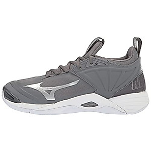 Mizuno Women's Wave Momentum 2 | Women's Indoor Volleyball Shoe | Grey | US Women's 8