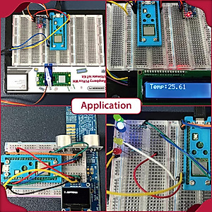GeeekPi Raspberry Pi Pico W Ultimate Kit with Raspberry Pi Pico W with Headers, Detailed Tutorials, Project Examples, Various Items for MicroPython Programming