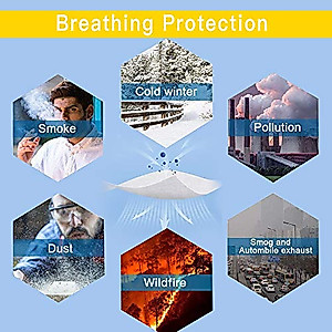 NICETOWN Noise Reduction & Mountain Fires, Sandstorms, Smog Filtering Curtains, Thermal Insulated Blackout Drapes, Energy Efficiency Window Curtains for Bedroom (Grey, 2 Panels, 52 W by 72 L)