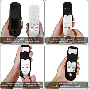 Liphontcta Silicone Protective Case Compatible for Sony ps5 Remote Skin case, Silicone Sleeve for Sony PS5 Remote Control, Shock Absorption Washable, Glow in The Dark for ps5 Remote Cover (Glowing Blue)