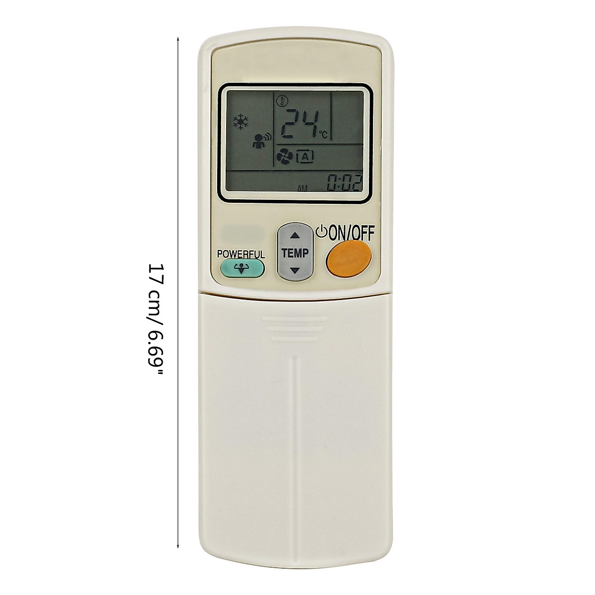 Universal Remote Control for Air Conditioner Easy to Use and Compatible for ARC423A2 423A1 423A3 423A13 423A18 Remote Control with LCD Display for