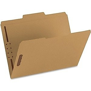 Smead Fastener File Folder, 2 Fasteners, Reinforced 1/3-Cut Tab, Letter Size, Kraft, 50 per Box (14837)