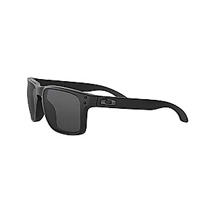 OAKLEY SI Holbrook Matte Black Tonal Icon/Gray Sunglasses (OO9102-E555)